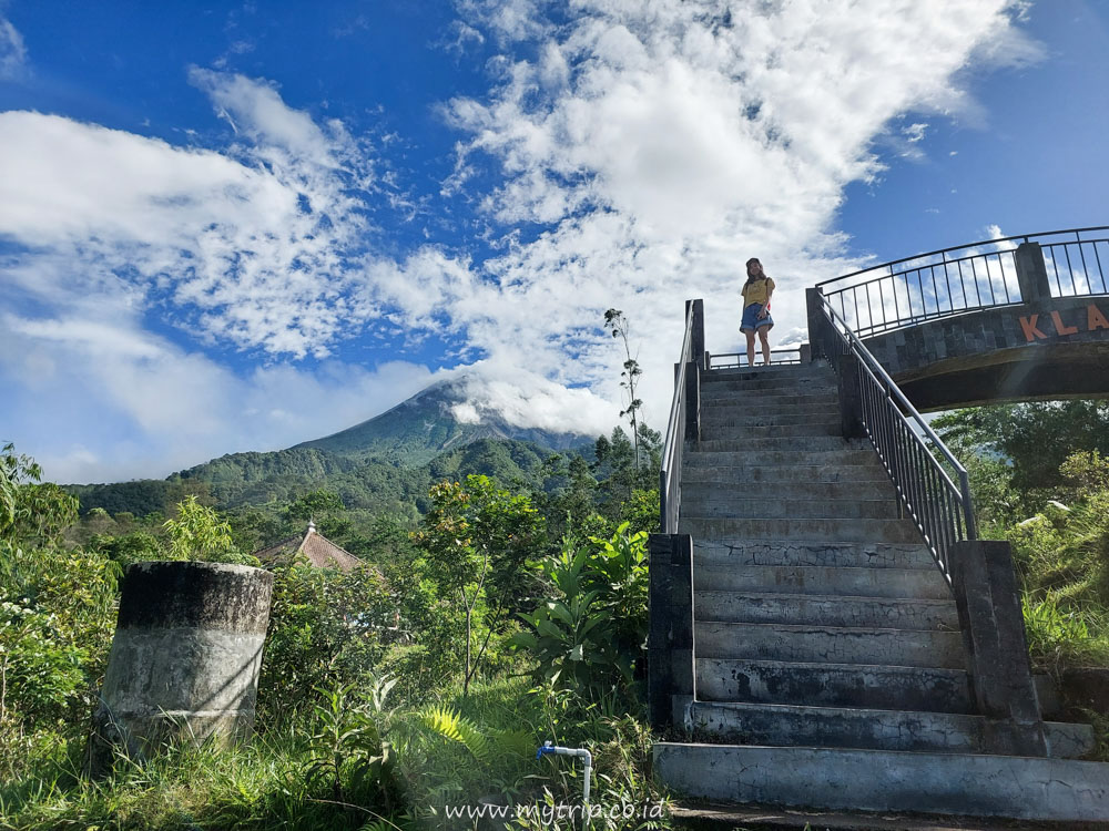 MAU MELIHAT GUNUNG MERAPI DARI DEKAT TANPA MENDAKI? KE BUKIT KLANGON AJA…